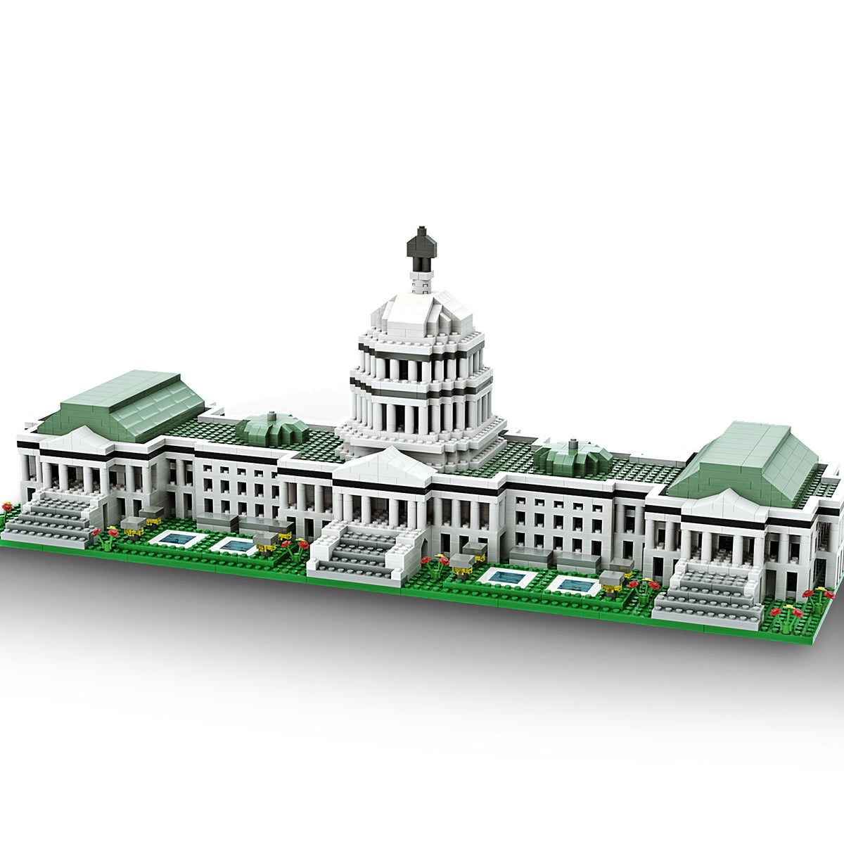 SEMKY Micro Mini Blocks United States Capitol Famous landmark Model Se